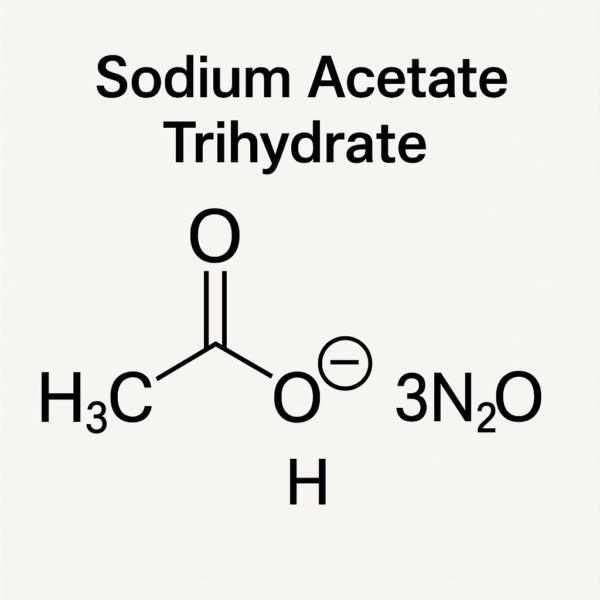 Difference Between Sodium Acetate Anhydrous and Trihydrate